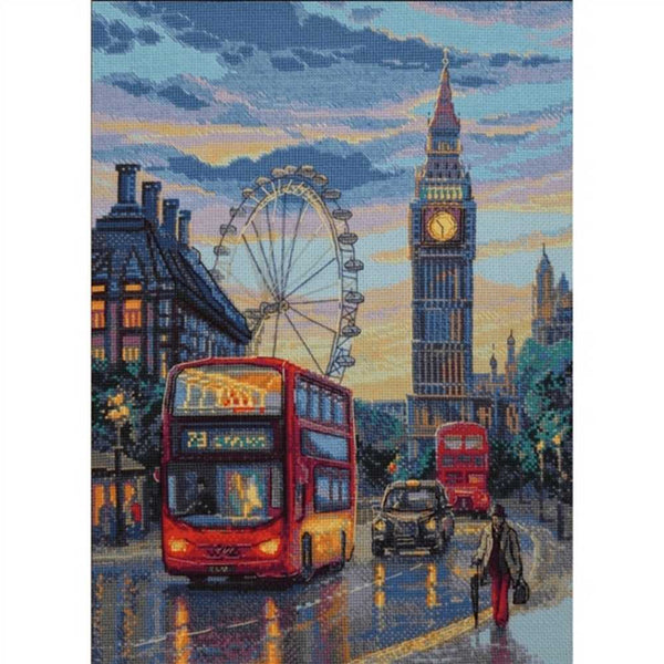 Rainy London Cross Stitch Kit - Aine – Very Crafty