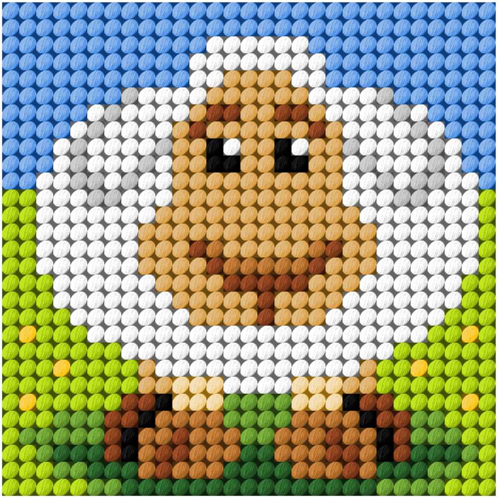 Orchidea Needlepoint Kit- My First Tapestry- Mini- Sheep ~ ORC.9642 ...