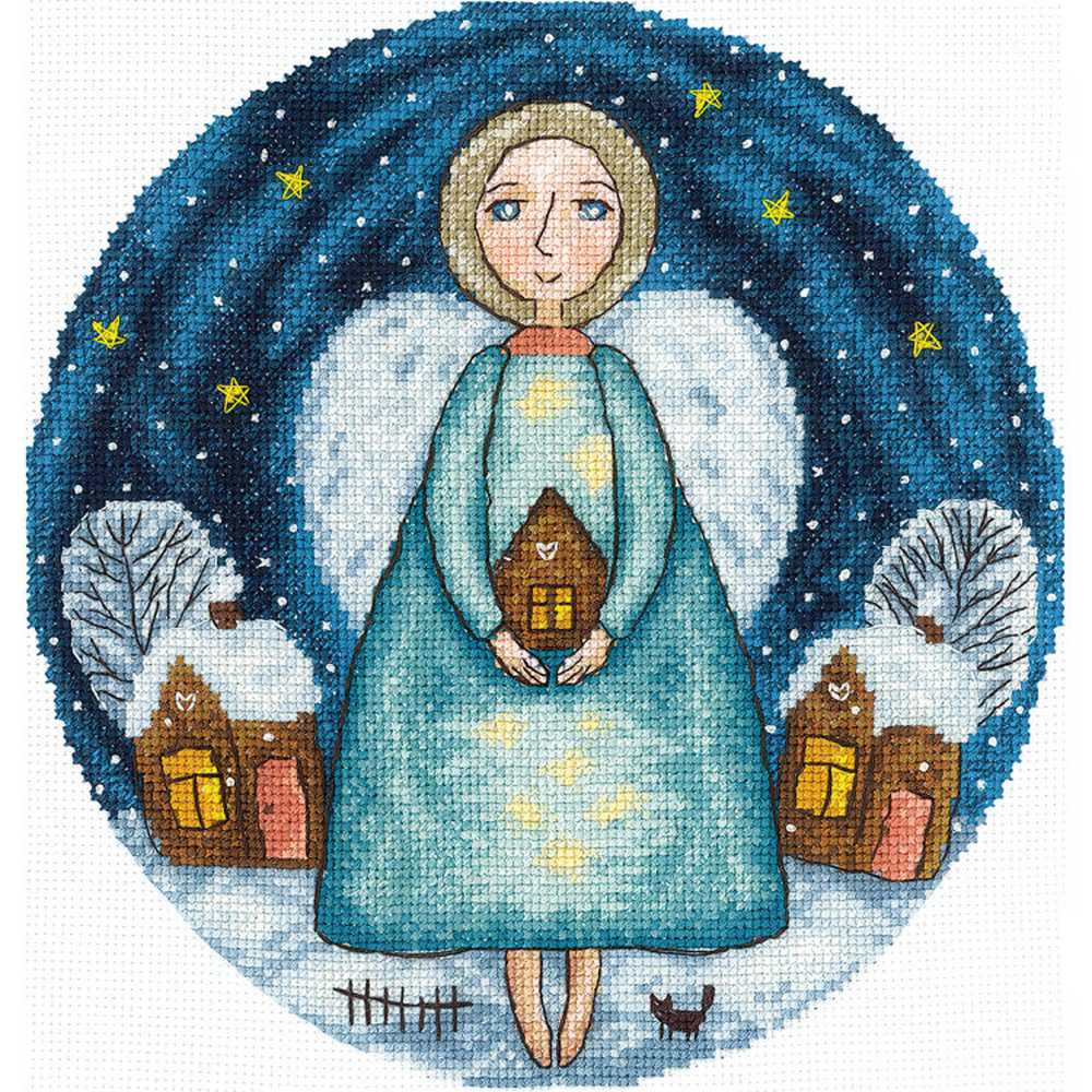Guardian Angel Cross Stitch Kit - Andriana – Very Crafty